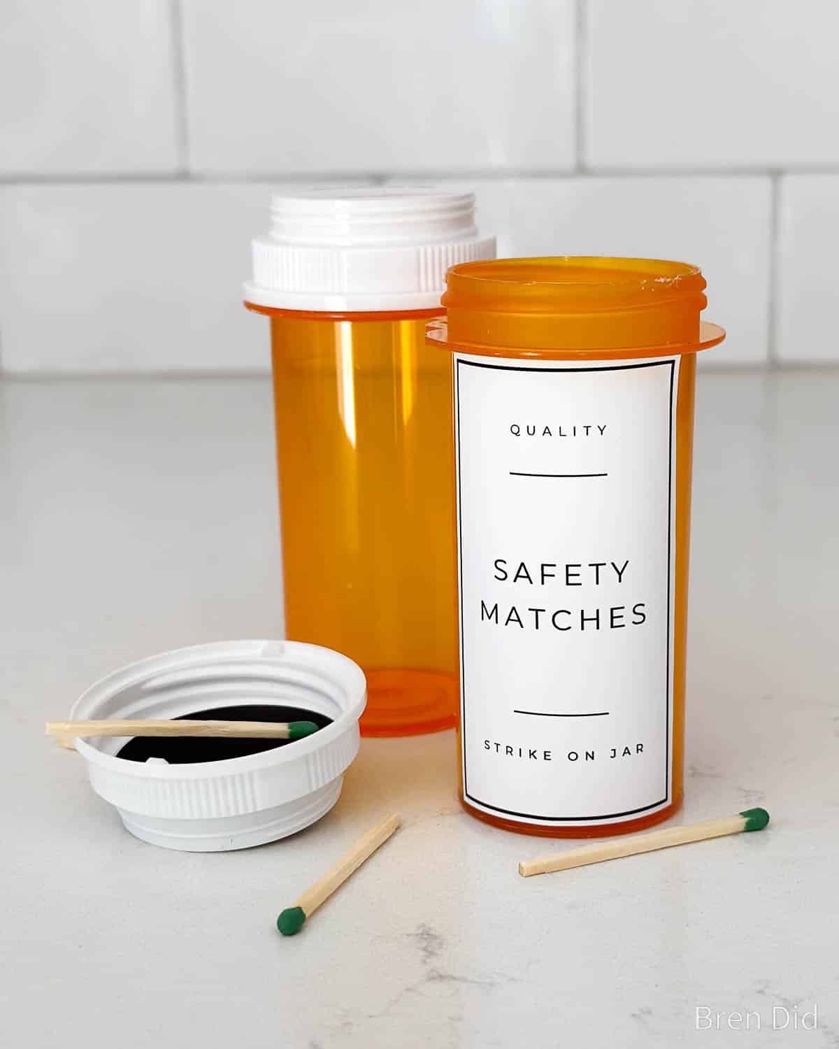 How to Make a Match Holder with a Striker - Bren Did